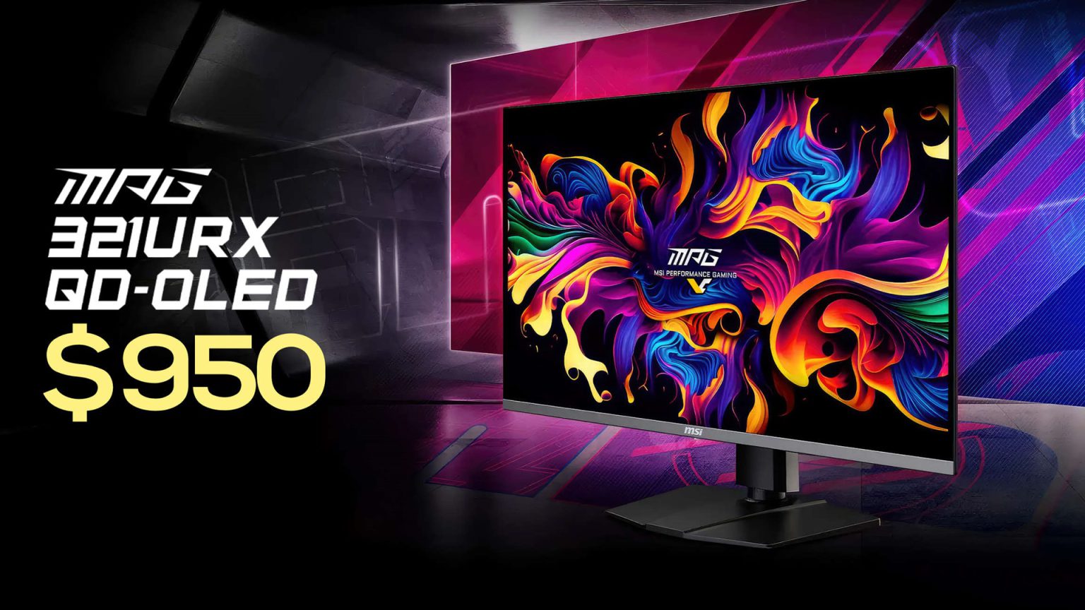 MSI مانیتور پرچمدار MEG 321URX 4K 240Hz OLED را معرفی کرد - گیم طور